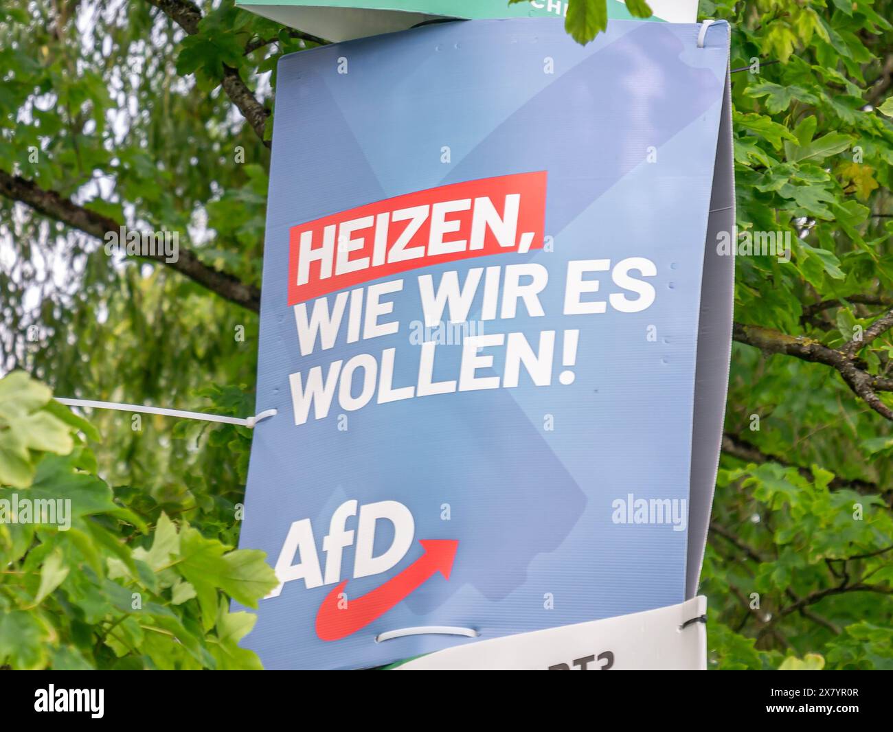Deutschland 2024: Wahlplakate für die Europawahl 2024 Im Bild: AfD ...