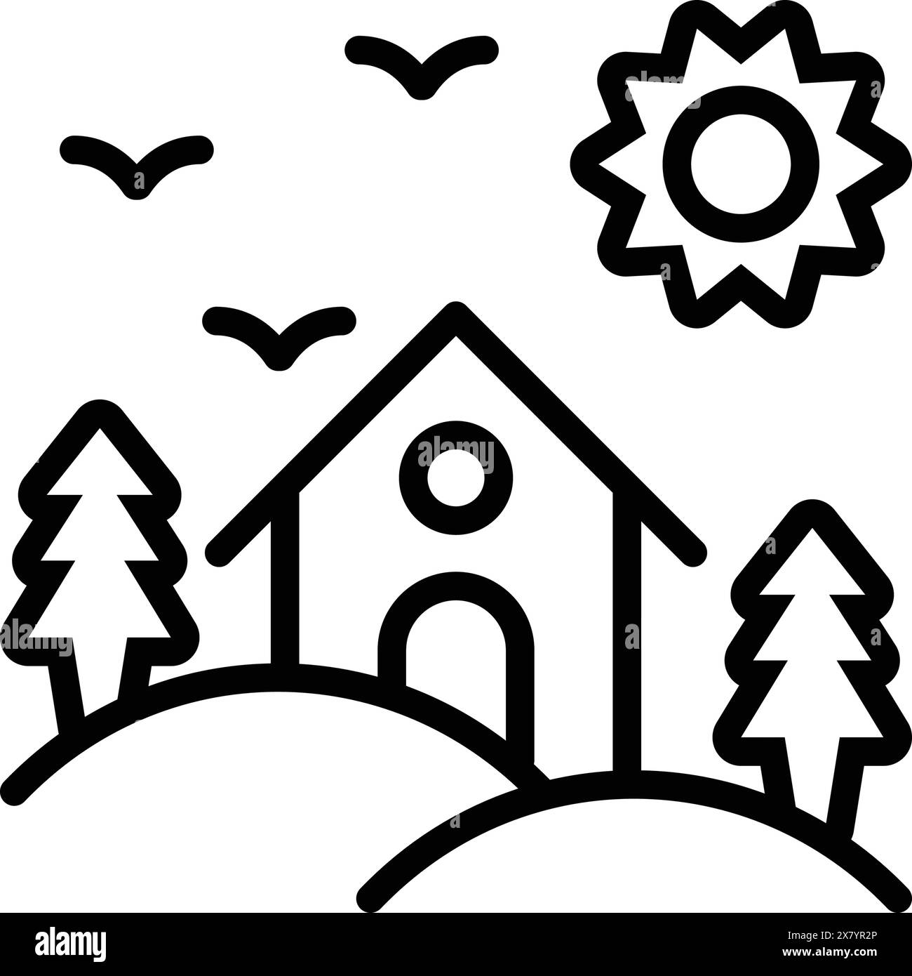 Habitat area Stock Vector Images - Alamy