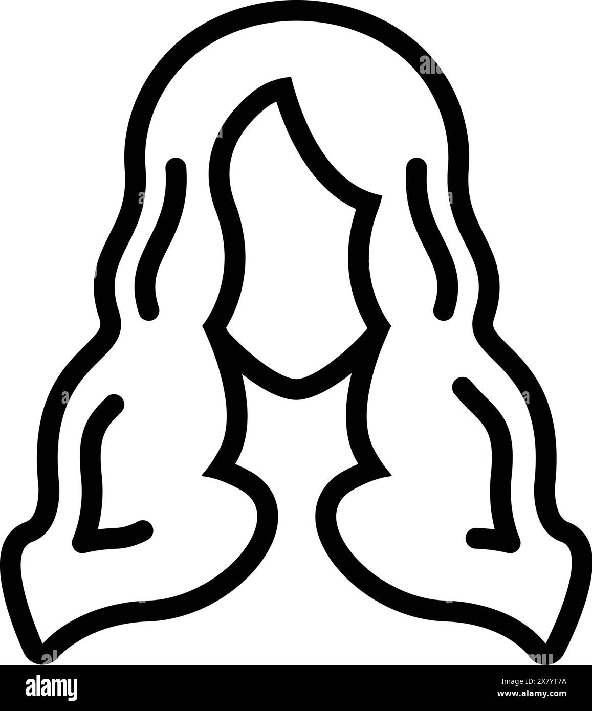 Scalp icon hi-res stock photography and images - Alamy