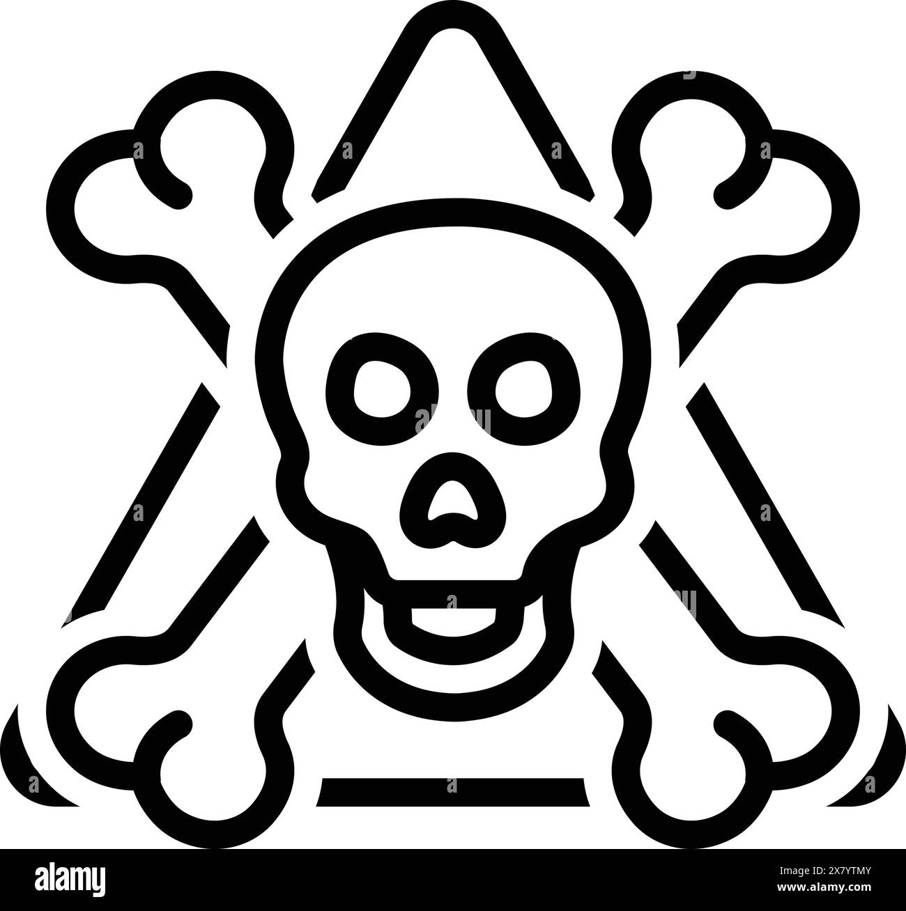 Icon for danger,menace Stock Vector Image & Art - Alamy