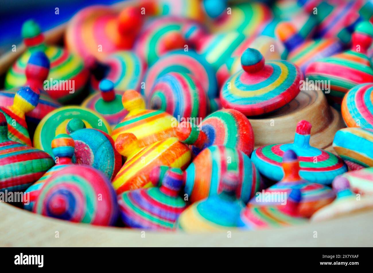 Decorated spinning top hi-res stock photography and images - Alamy