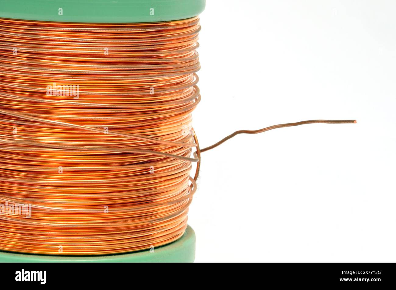 Reel of Copper Wire Stock Photo - Alamy