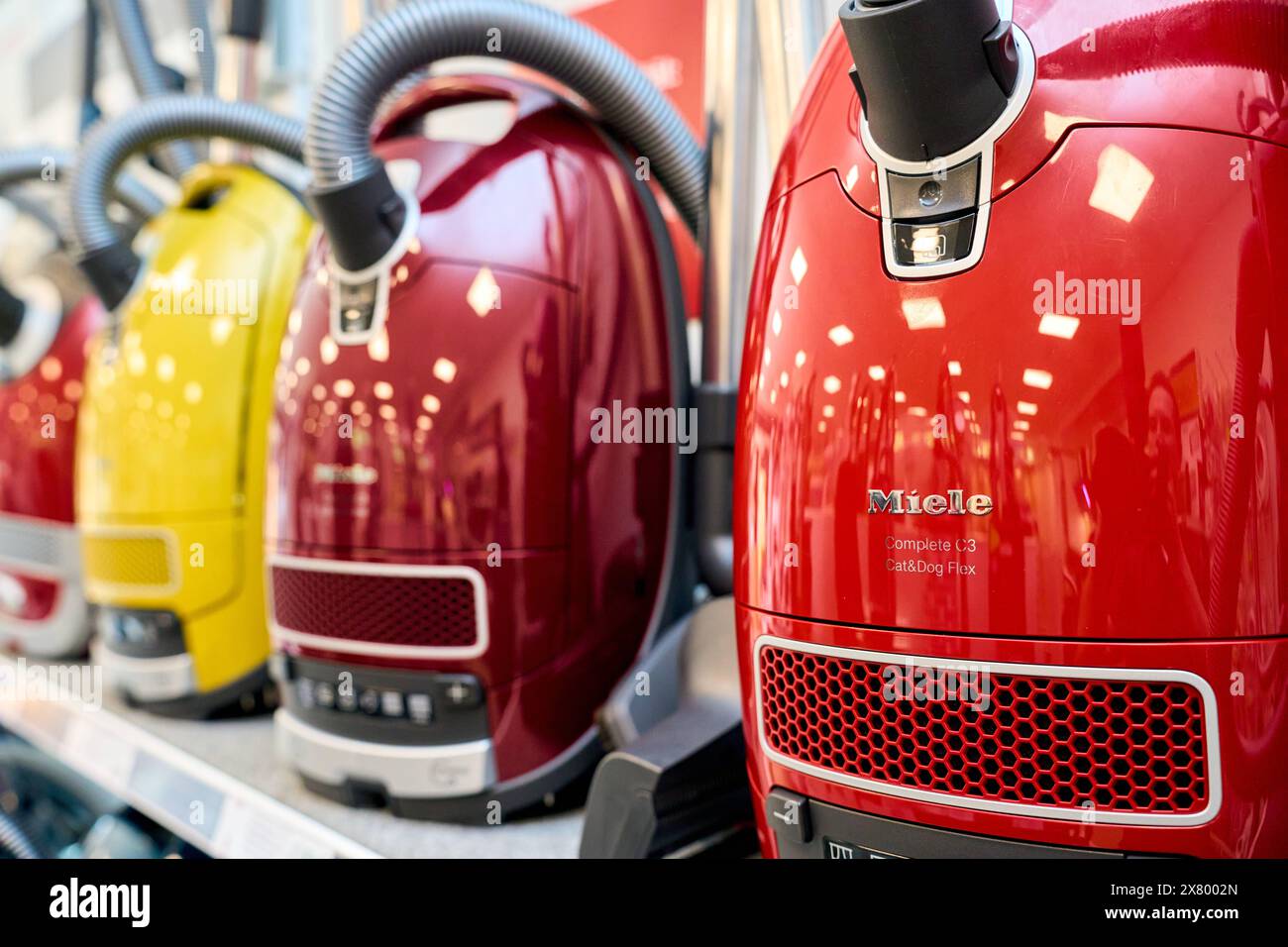 Augsburg, Bavaria, Germany - 18 May 2024: Vacuum cleaner from Miele in ...