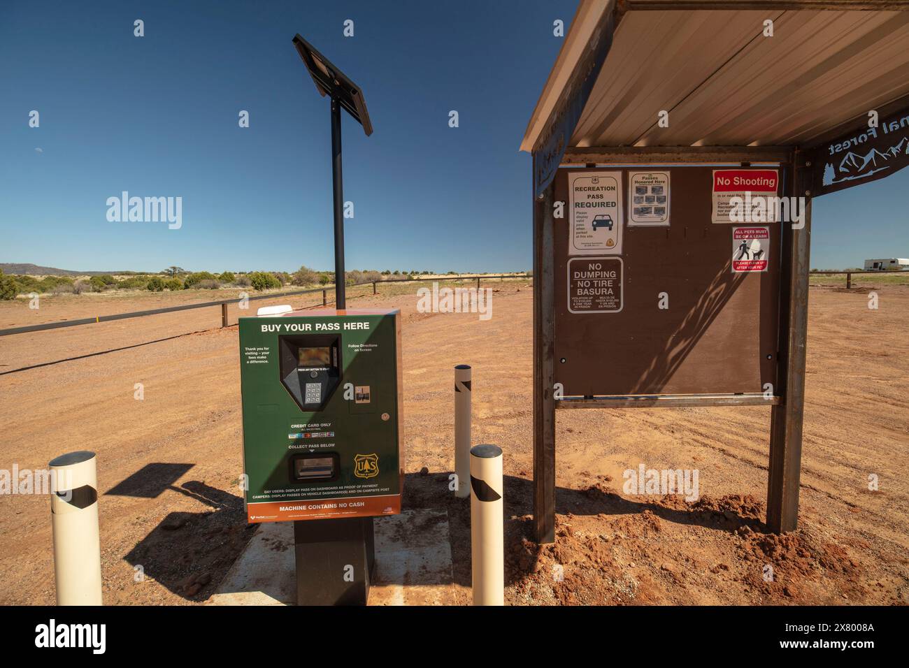 Automated Fee Machine, seemingly in the middle of nowhere, Tonto ...