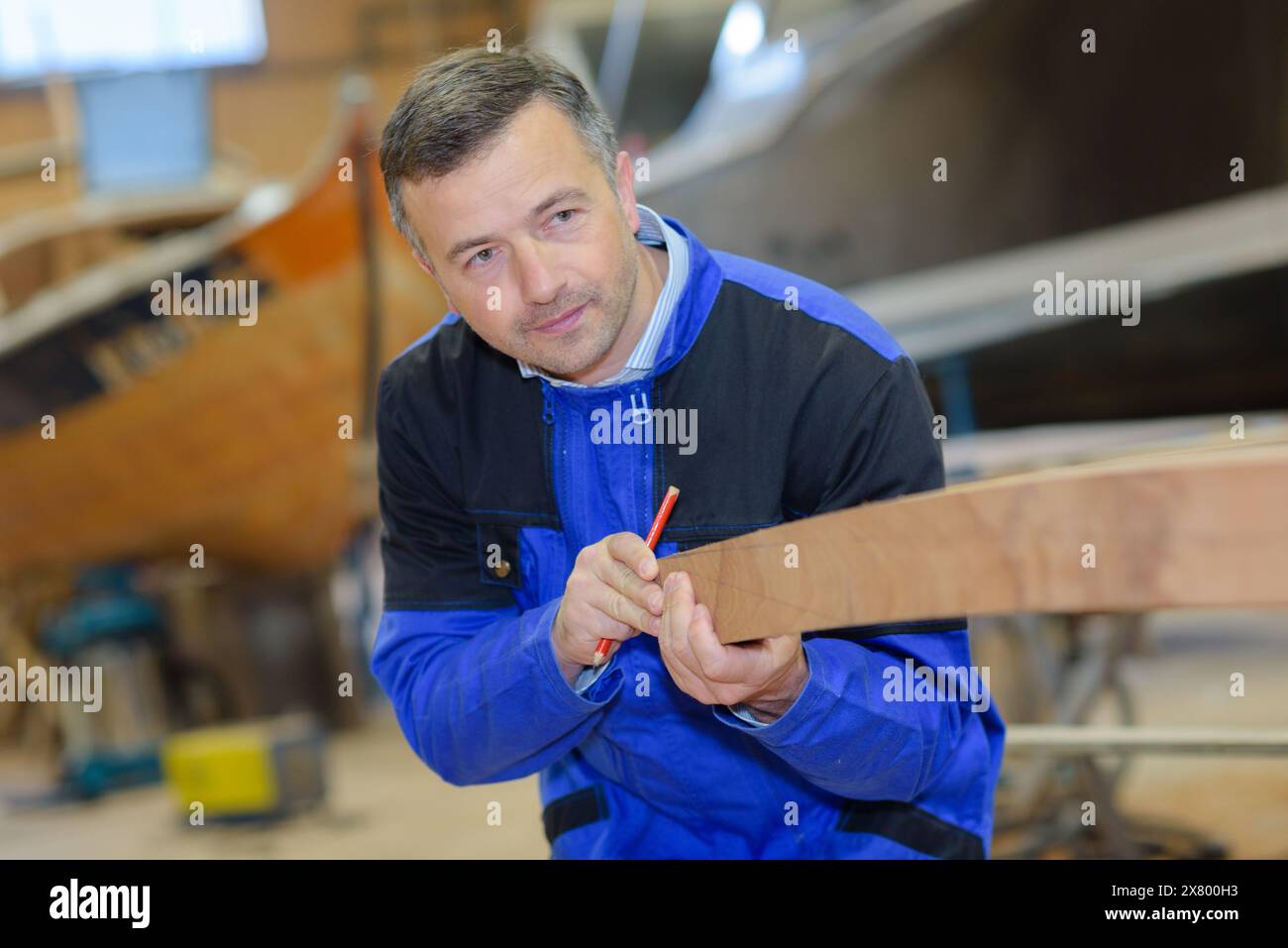 the quality in boat making Stock Photo - Alamy