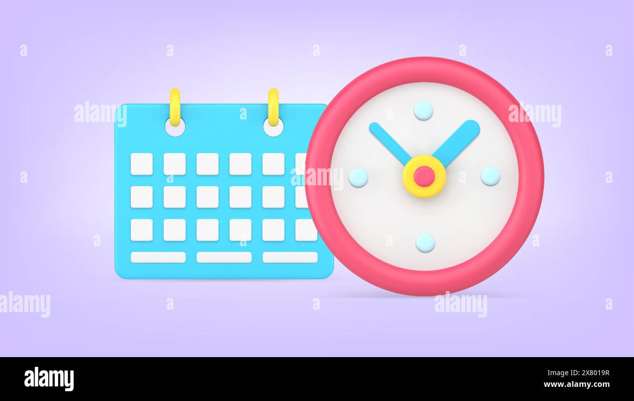 Time management business efficiency planning calendar watch countdown ...