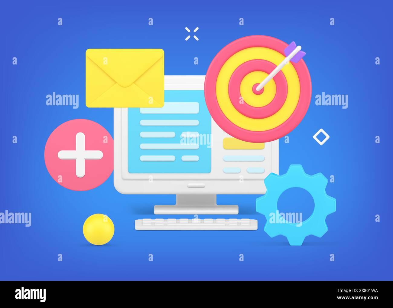 Contact aim Stock Vector Images - Alamy