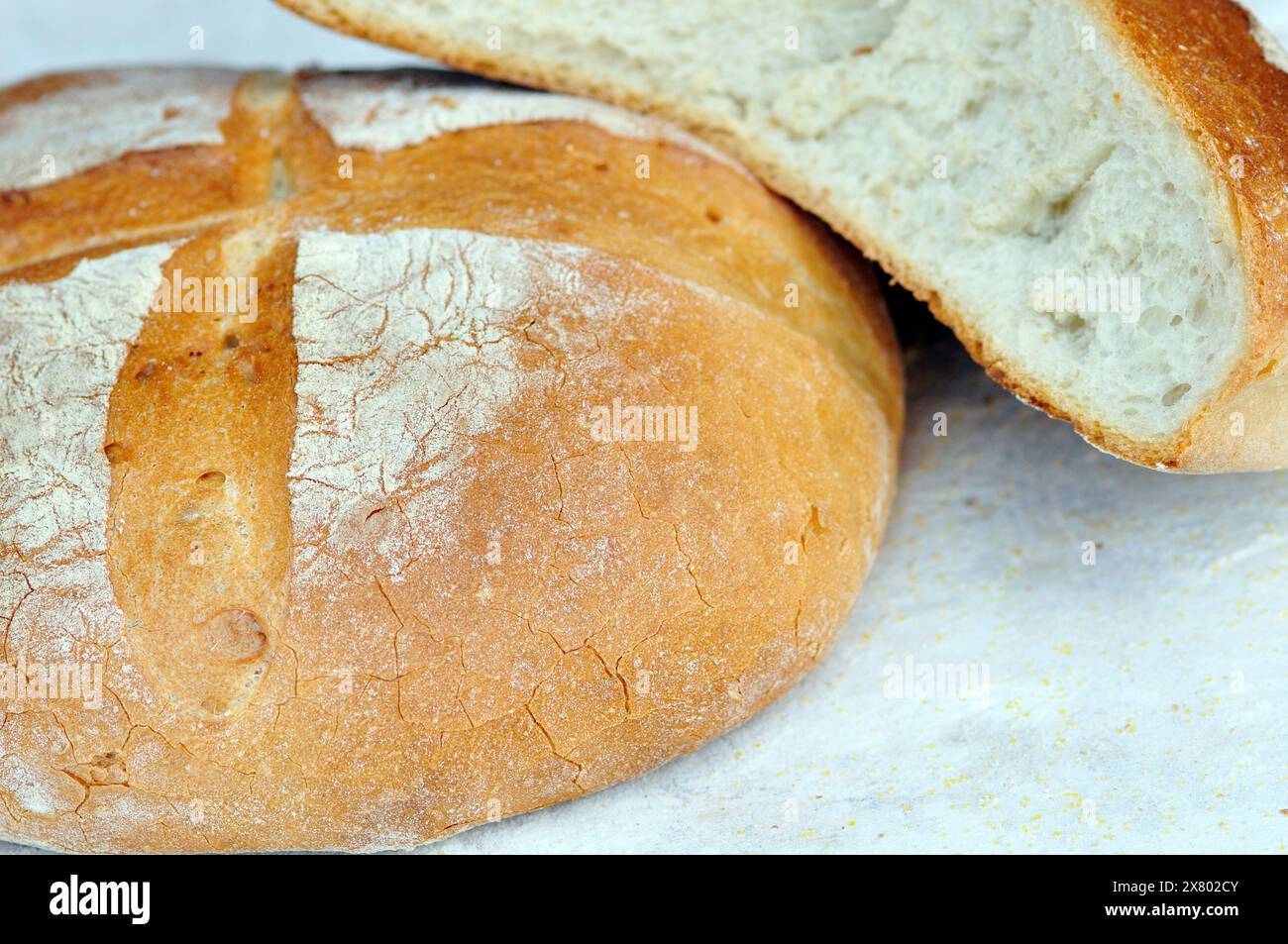 Italian Bread Loaf Stock Photo - Alamy