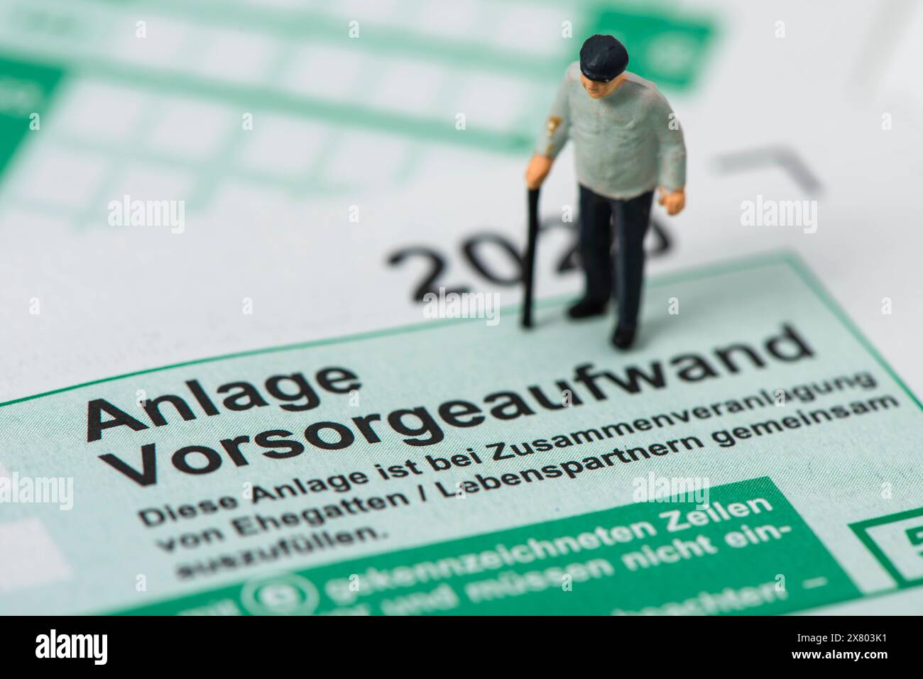 Steuererklärung für Rentner Steuerformular für Finanzamt wg ...