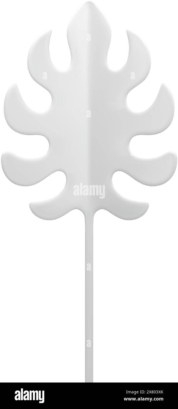 White fern herbal botany branch natural decor element for wedding ...