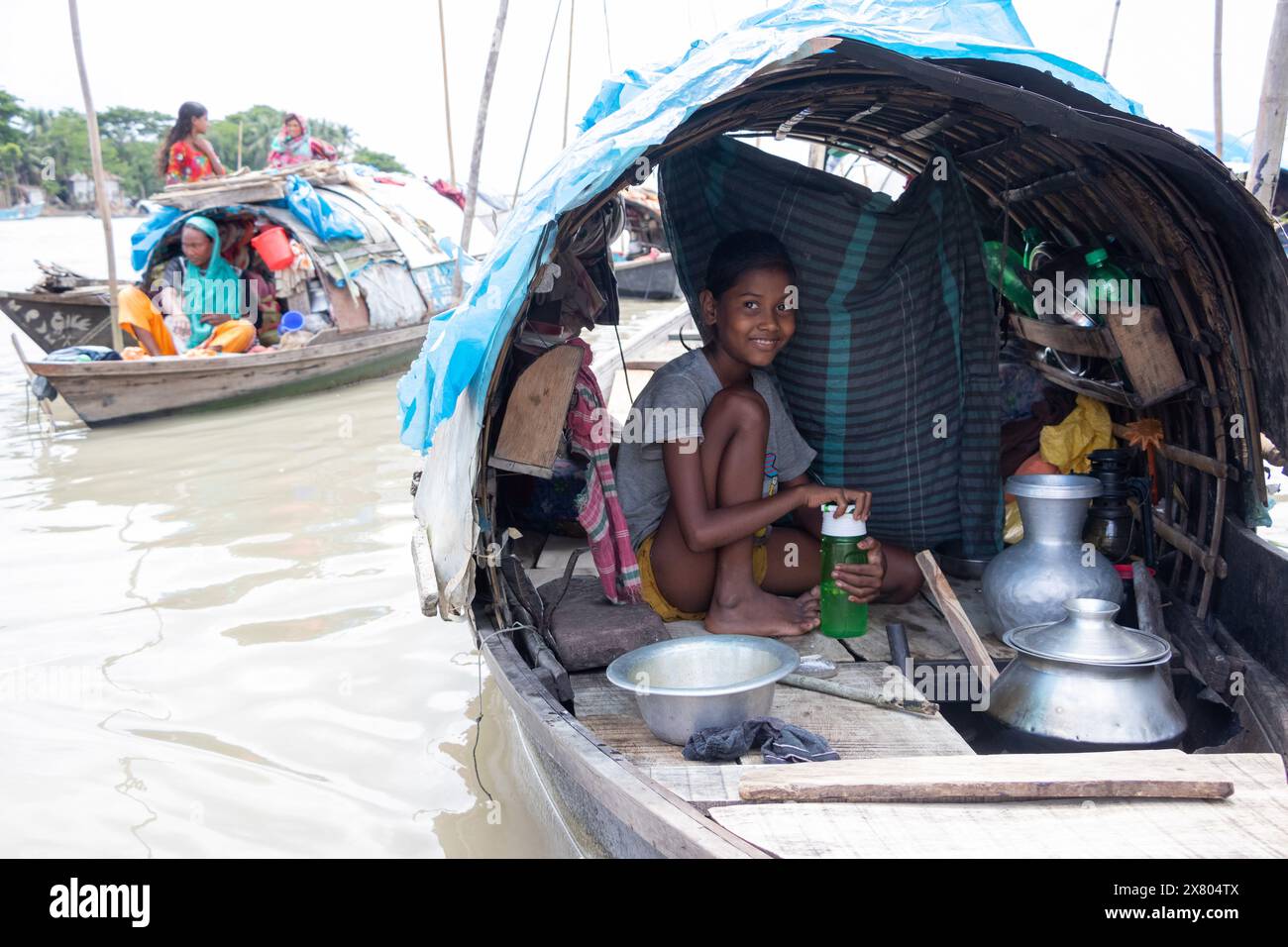 May 22, 2024, Munshiganj, Dhaka, Bangladesh: Bede is a nomadic ethnic ...