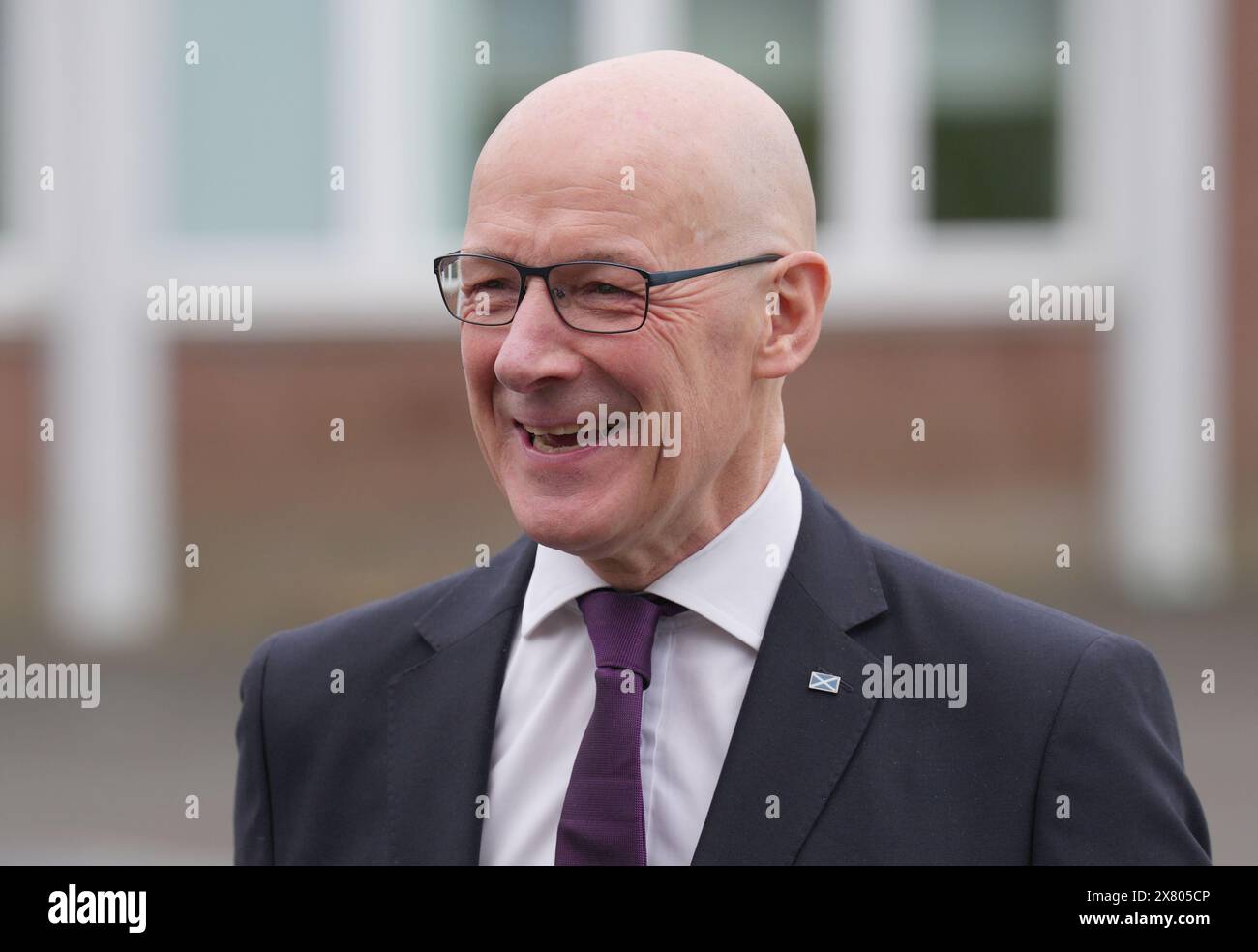First Minister John Swinney at Capshard Primary School in Kirkcaldy ...