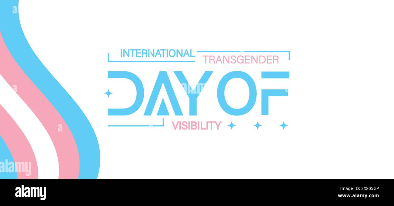 Transgender Day of Visibility Design a Beautiful Stock Vector Image ...
