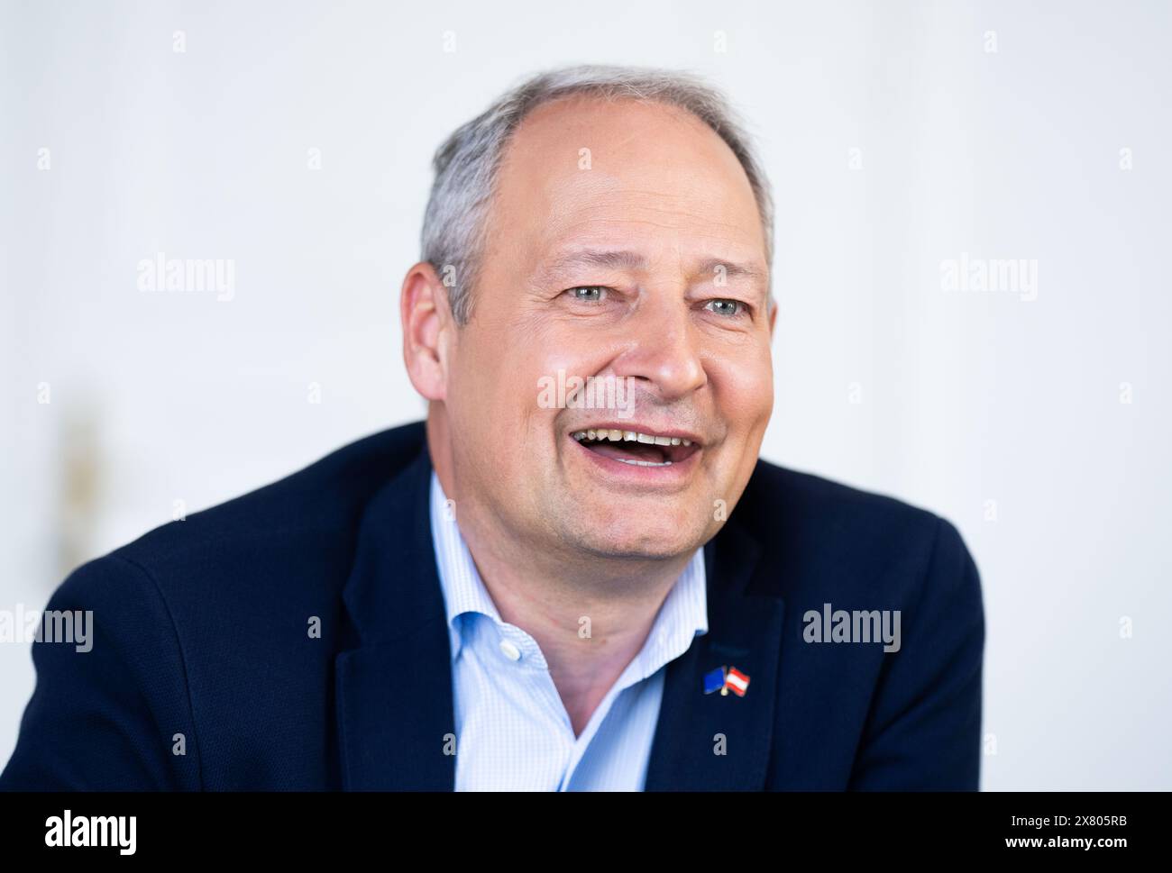 SPÖ top candidate Andreas Schieder on Wednesday, 15 May 2024, in an ...