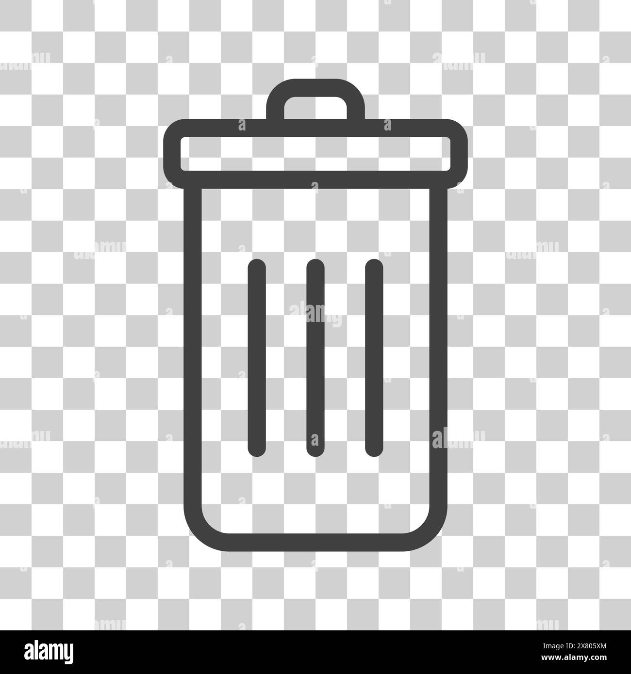 Garbage icon. Garbage symbol on white background Stock Vector Image ...