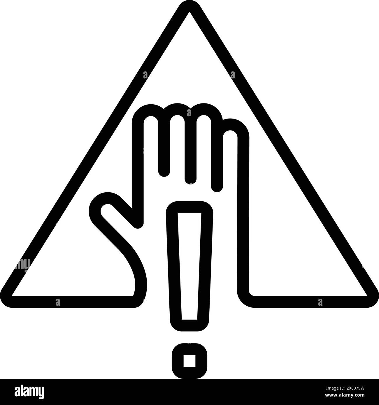 Icon for warning,alert,caveat Stock Vector Image & Art - Alamy