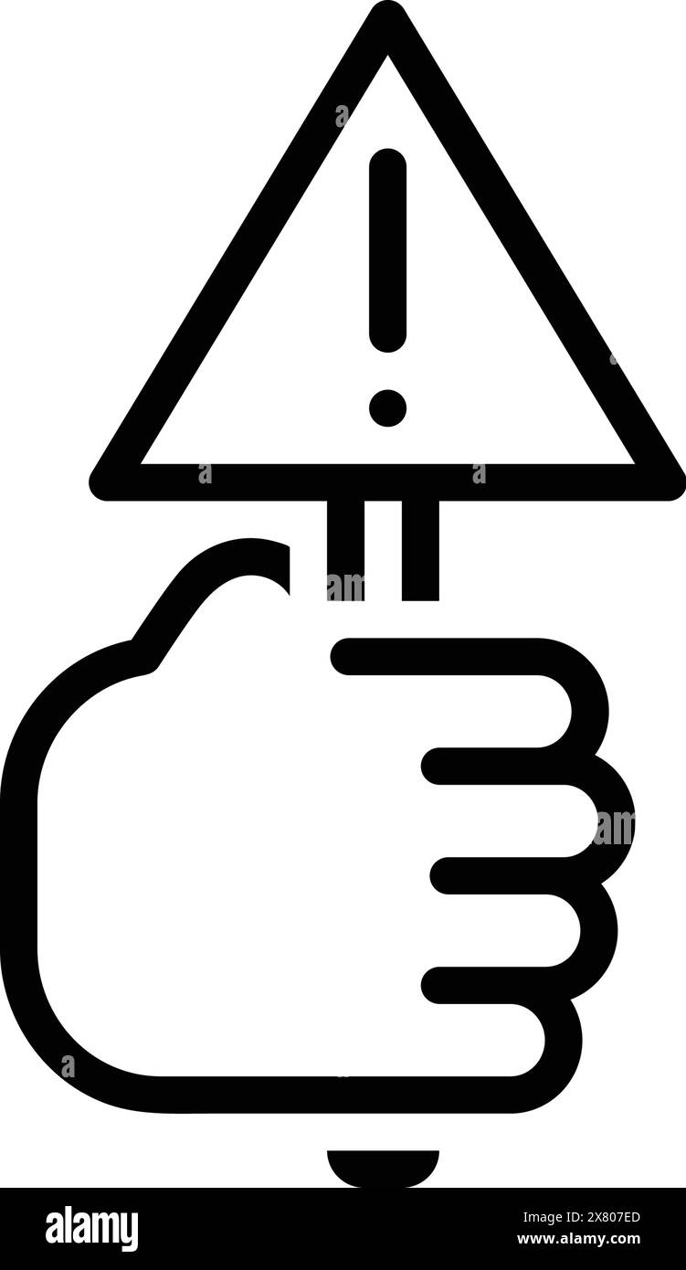 Warn alert Black and White Stock Photos & Images - Alamy