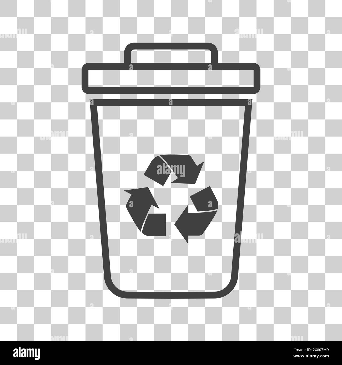 Garbage icon. Garbage symbol on white background Stock Vector Image ...
