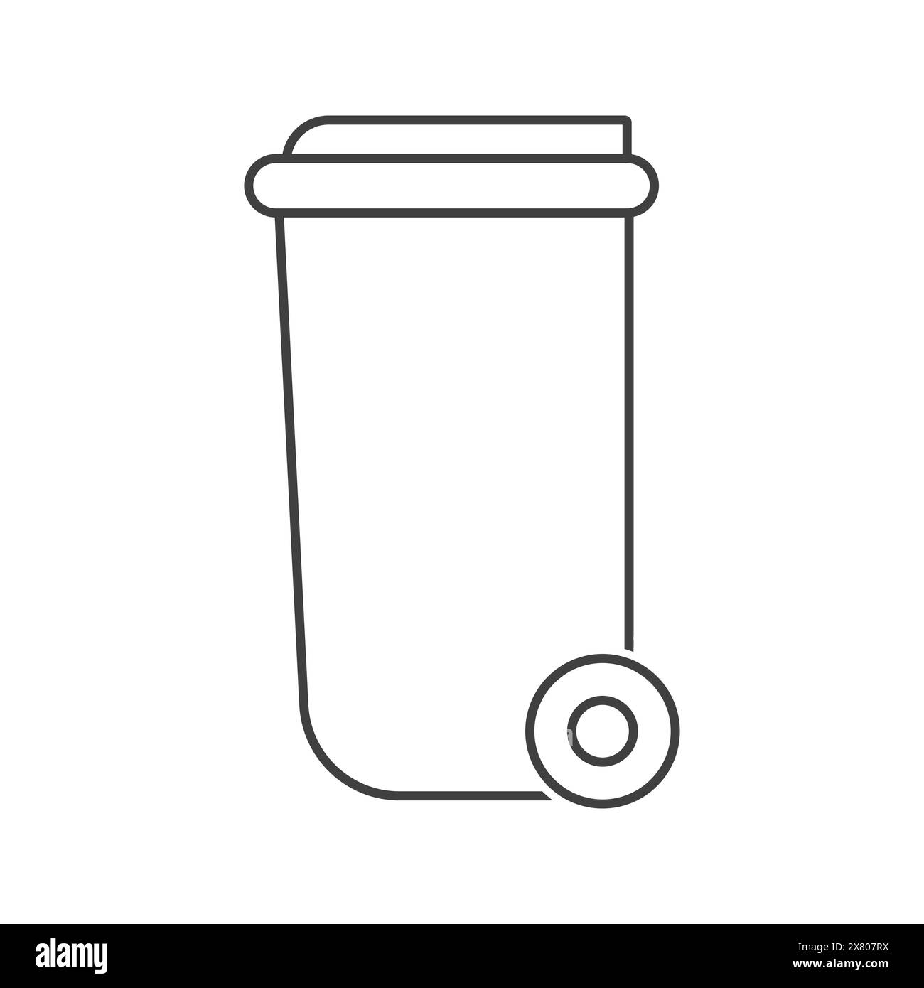 Garbage icon. Garbage symbol on white background Stock Vector Image ...