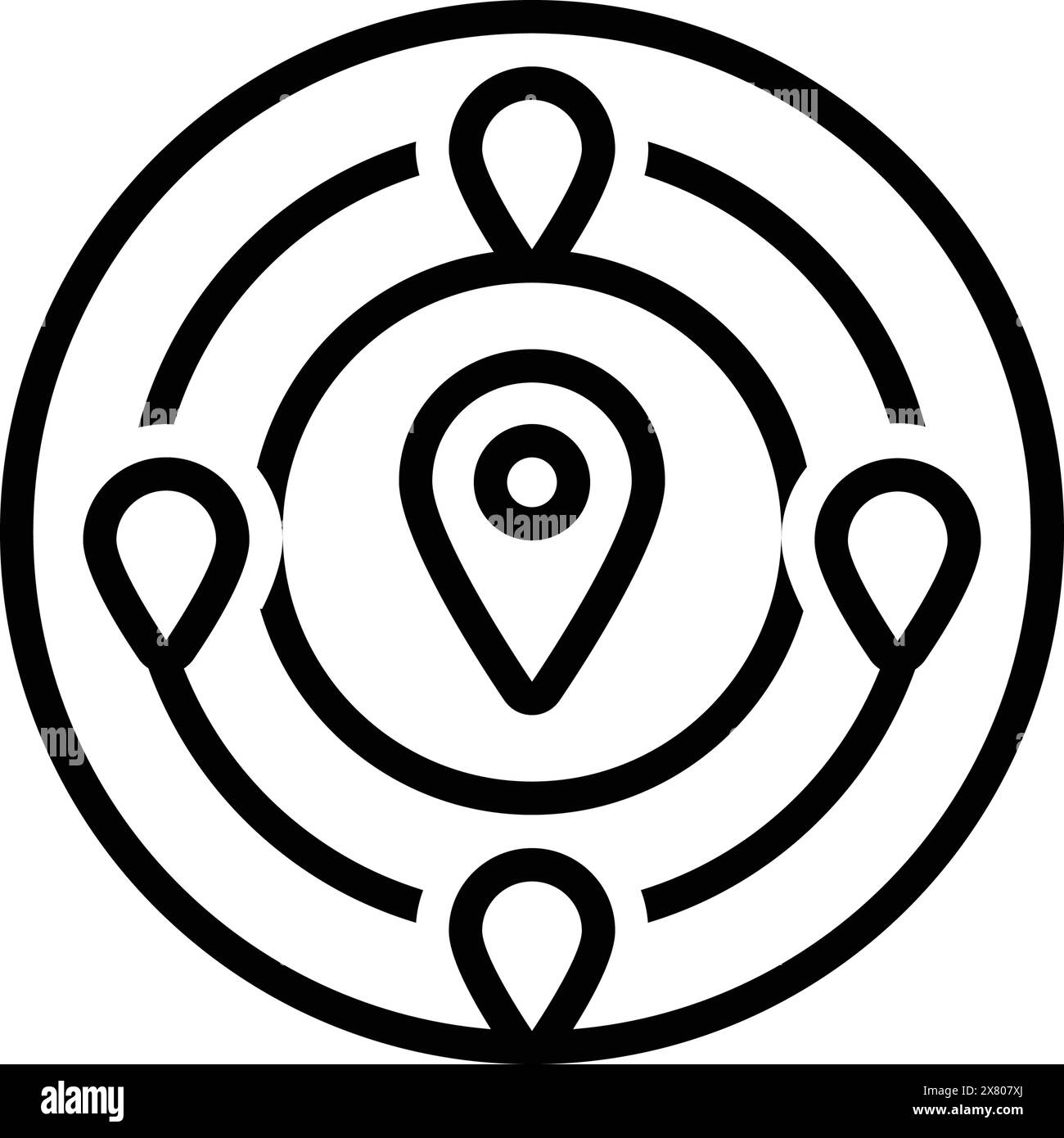 Nearby mark Black and White Stock Photos & Images - Alamy