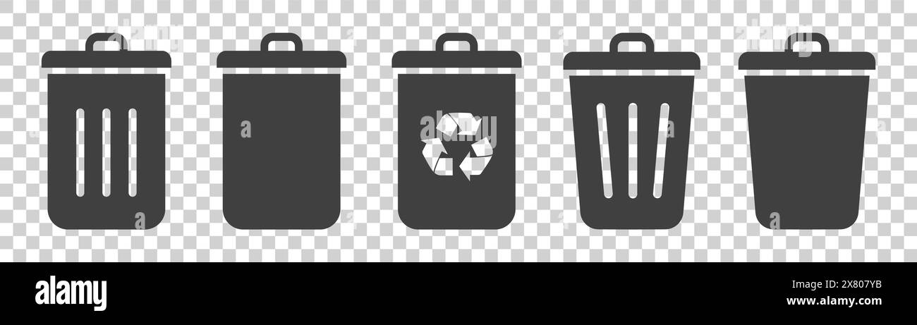 Garbage icon. Garbage symbol on white background Stock Vector Image ...