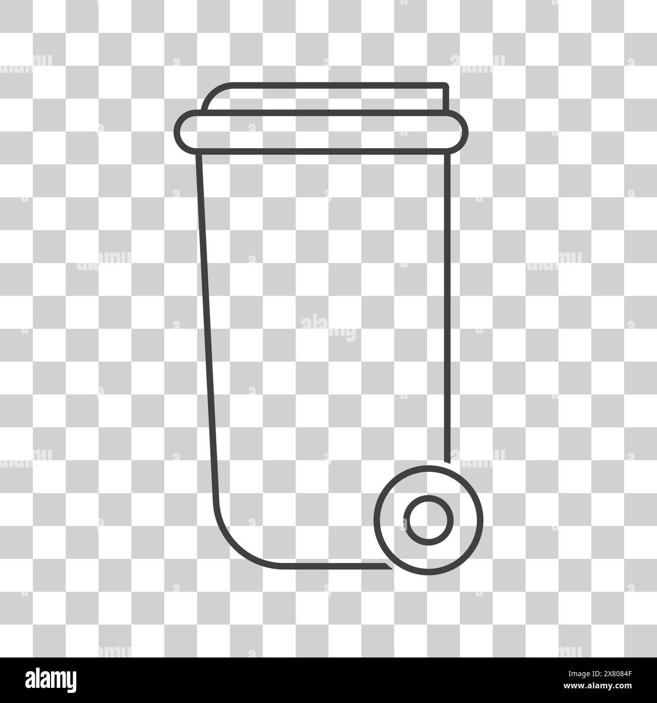 Garbage icon. Garbage symbol on white background Stock Vector Image ...