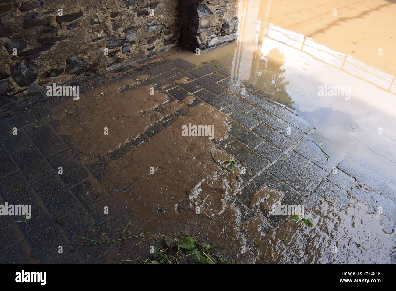 mud after the flood Stock Photo - Alamy
