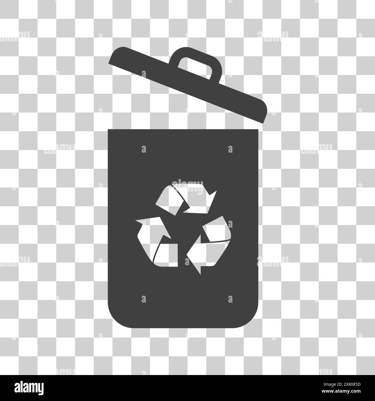 Garbage icon. Garbage symbol on white background Stock Vector Image ...