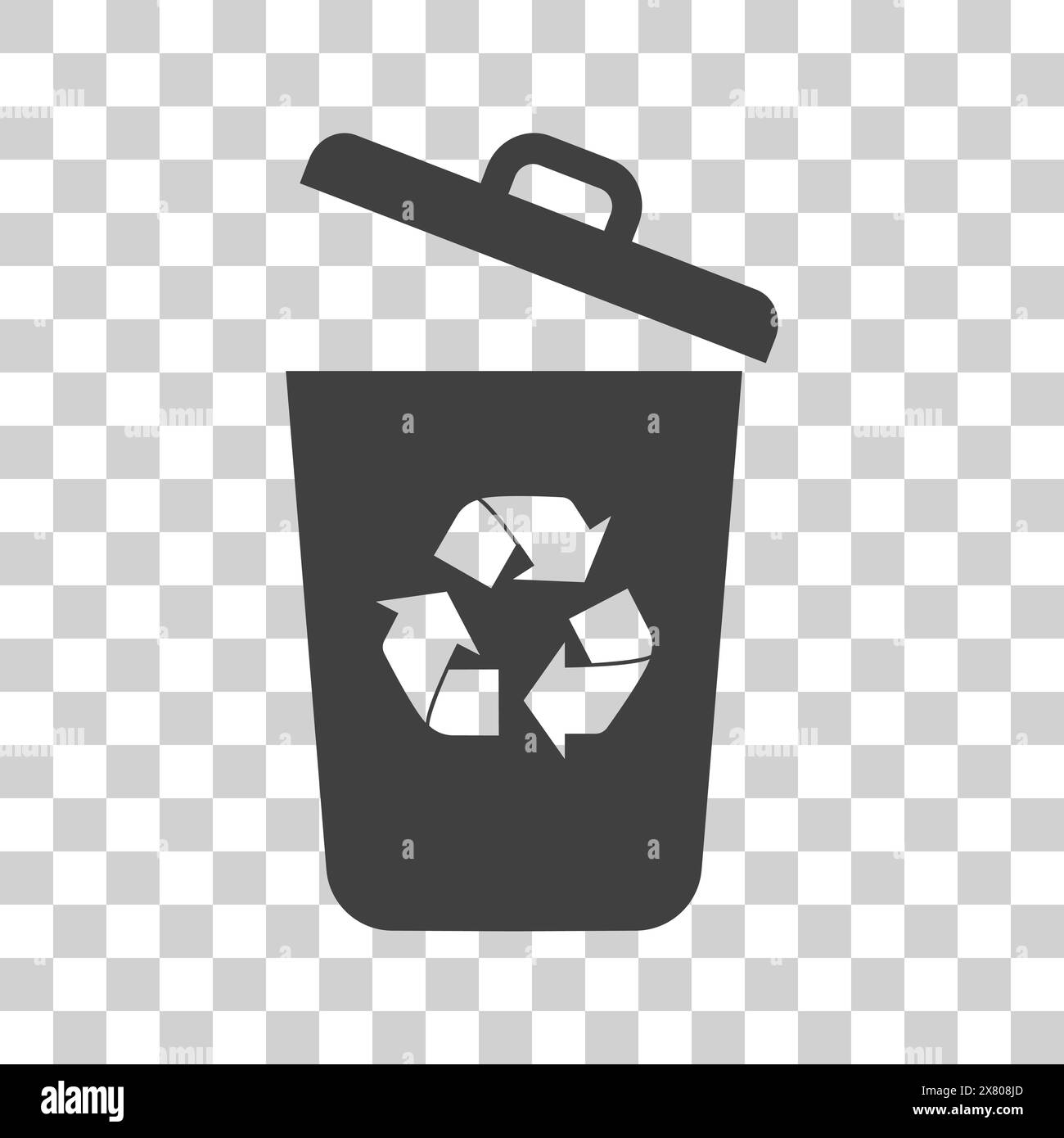 Garbage icon. Garbage symbol on white background Stock Vector Image ...