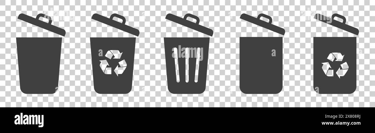 Garbage icon. Garbage symbol on white background Stock Vector Image ...