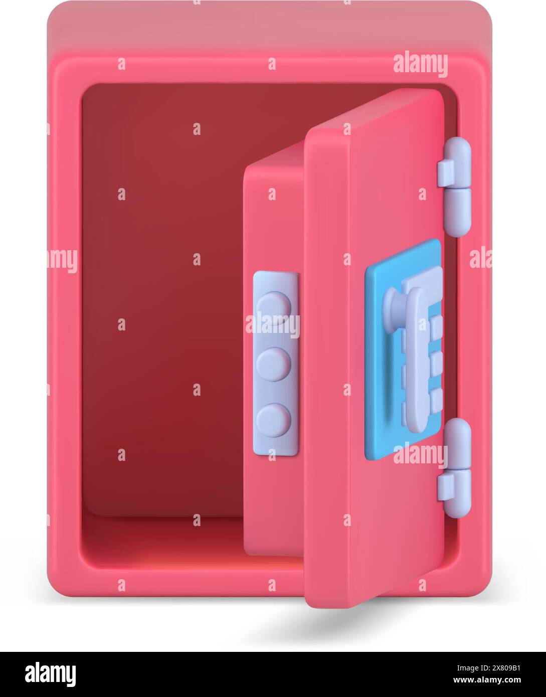 Empty bank vault Stock Vector Images - Alamy