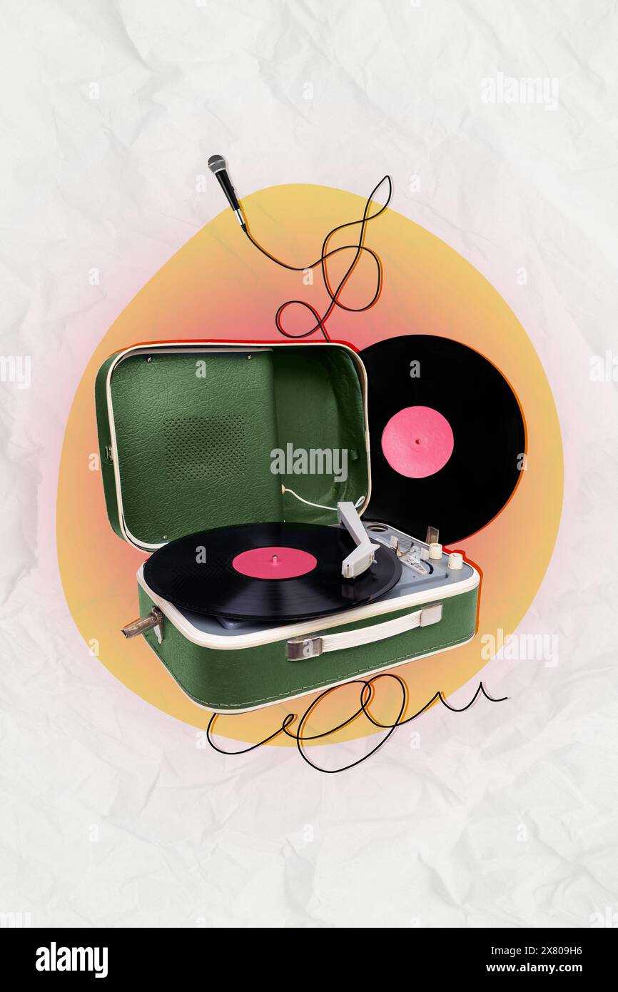 Trend artwork sketch composite photo collage of chat cloud retro ...