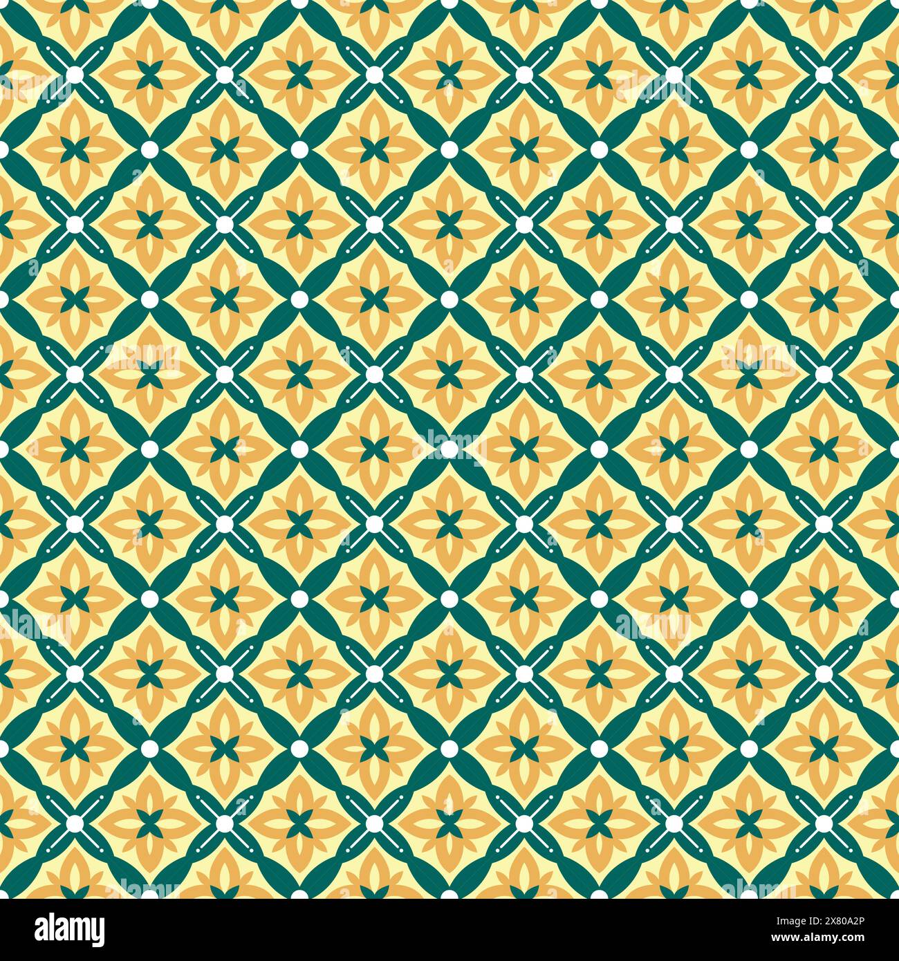 Illustration flower of tiles textured pattern. ornament vector ...
