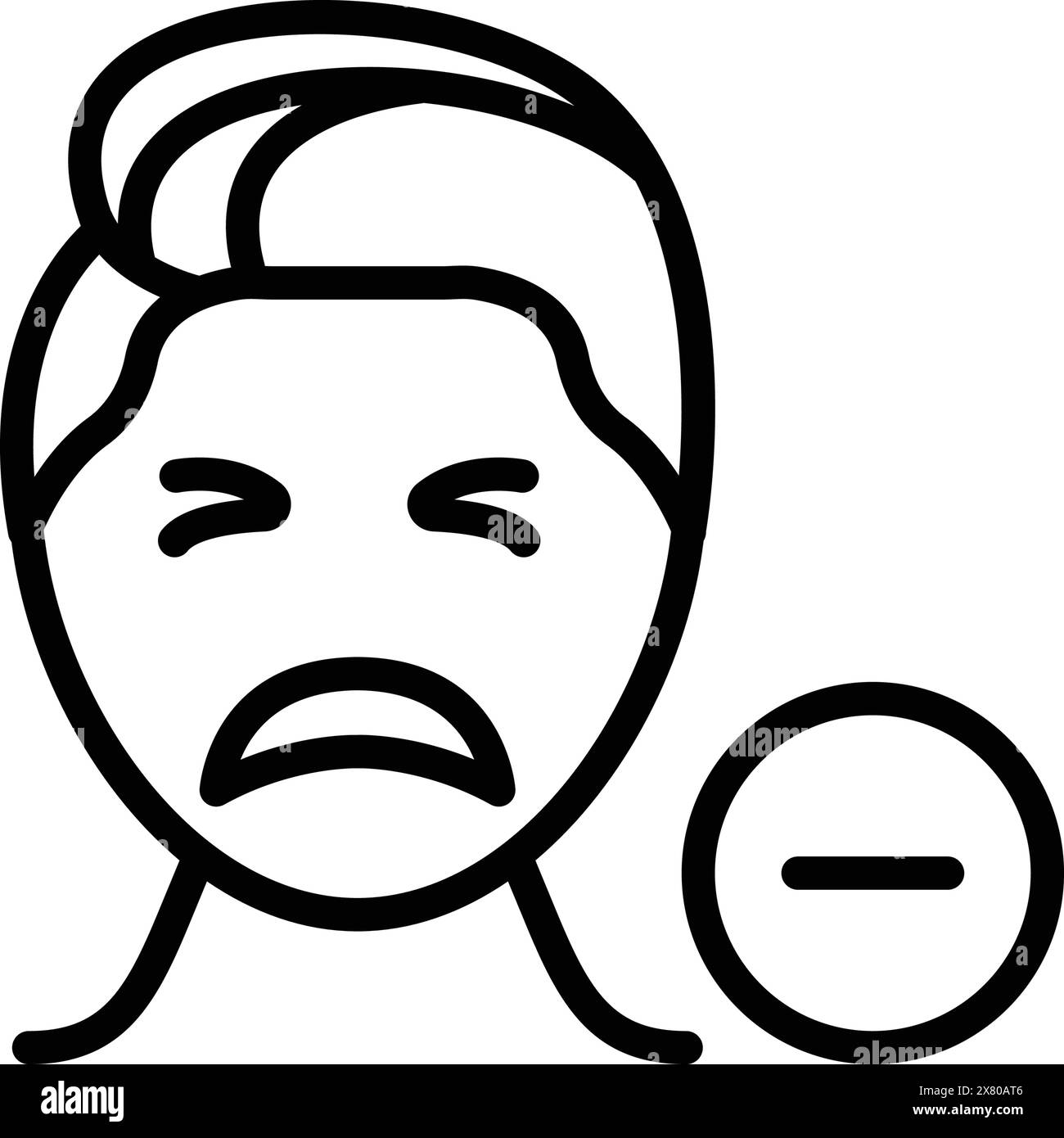 Icon for negative,denial Stock Vector Image & Art - Alamy