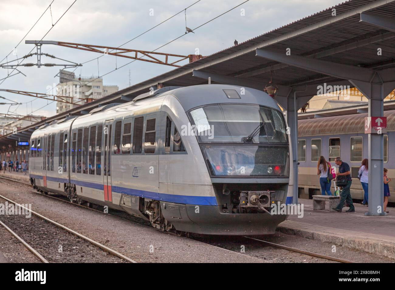 Bucharest, Romania - June 25 2018: A CFR Class 96 (Siemens Desiro ...