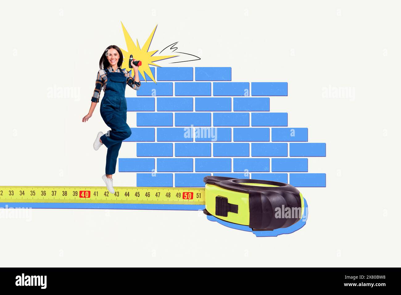 Sketch image trend artwork composite collage of silhouette young woman ...