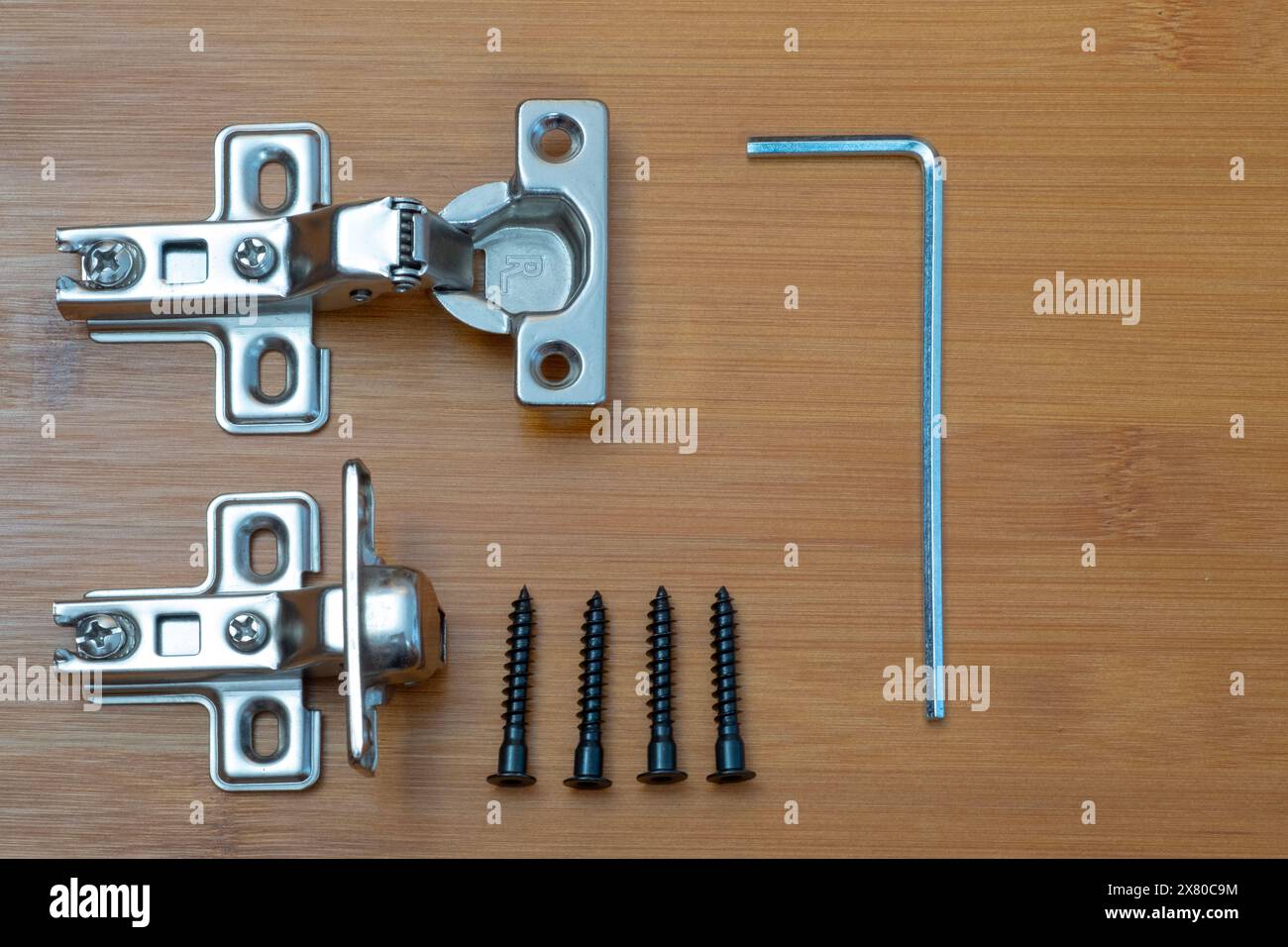 DIY equipment Tools on bamboo plywood background with soft closing ...