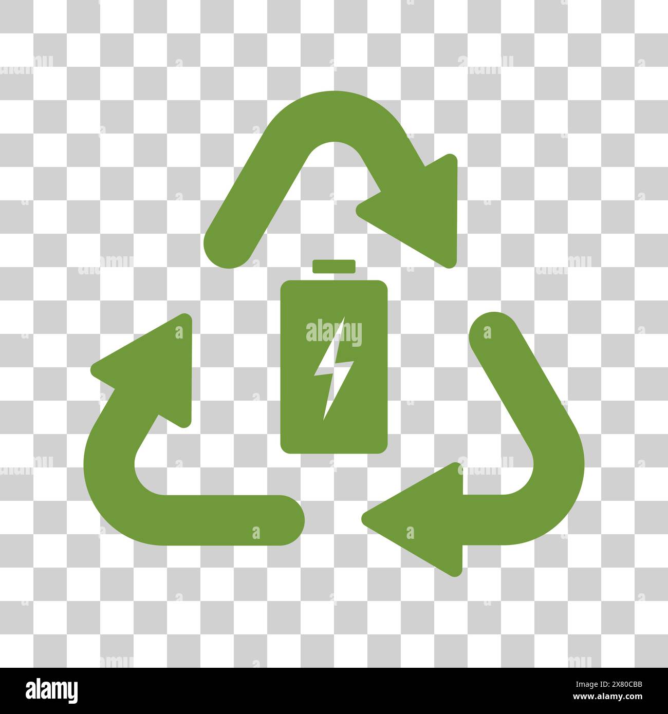 Battery charging icon on white background Stock Vector Image & Art - Alamy