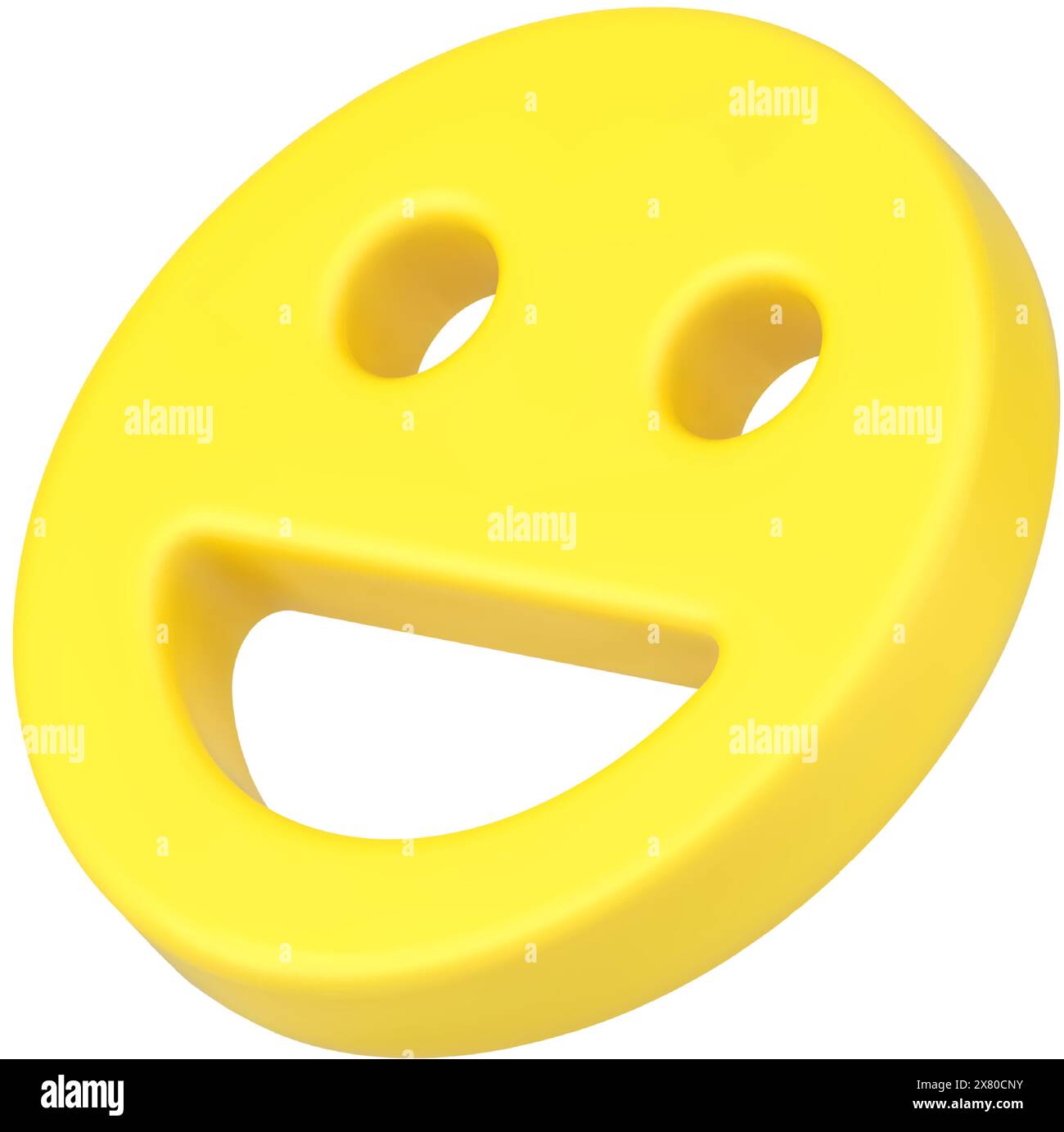 Falling funny smiley 3d icon. Symbol for chatting and expressing joy ...