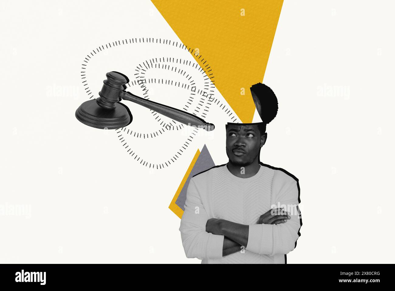 Sketch image trend artwork photo collage of black white silhouette ...