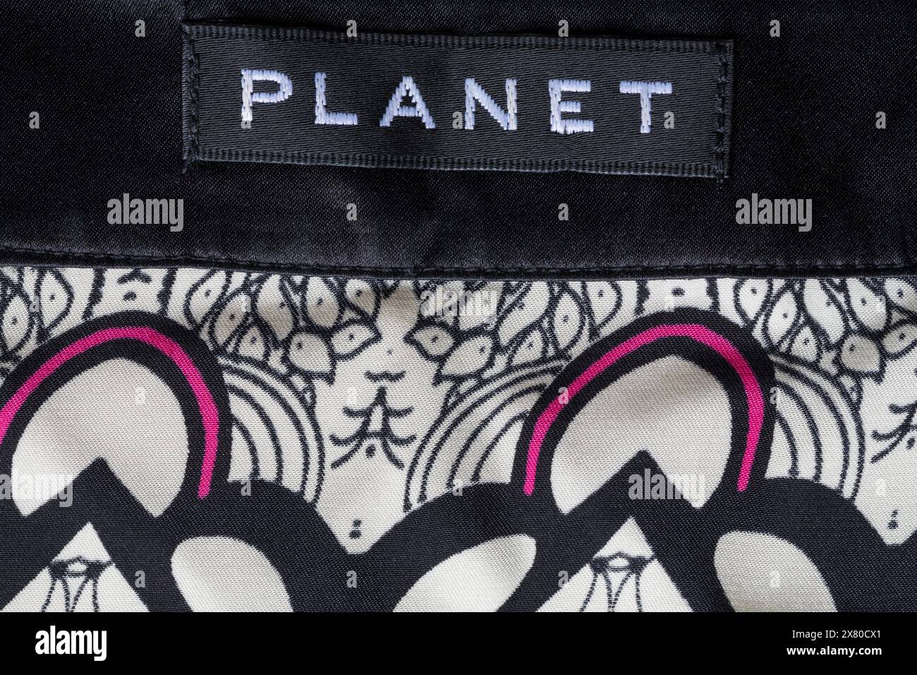 Planet label in womans top hi-res stock photography and images - Alamy