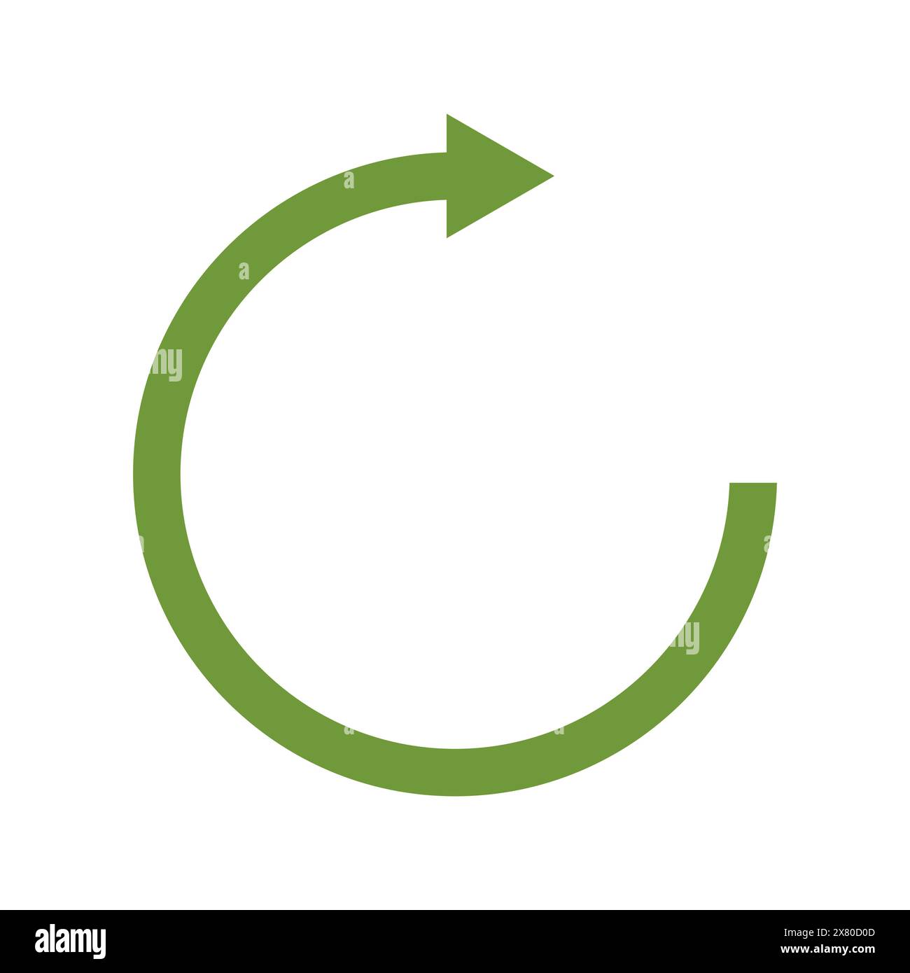 Recycling circle symbol black Stock Vector Images - Alamy