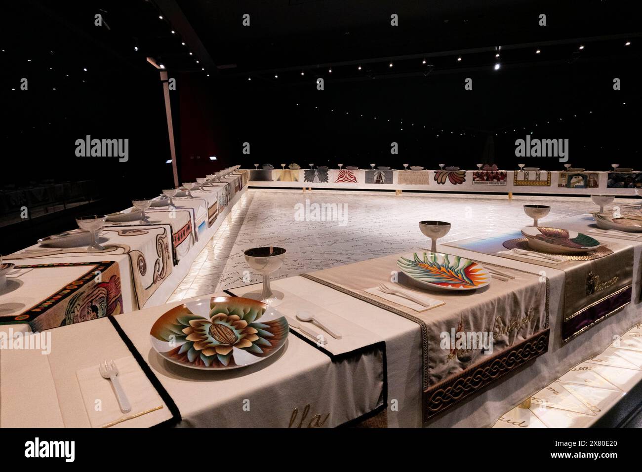 Judy Chicago (American, born 1939). The Dinner Party, 1974–79. Ceramic ...