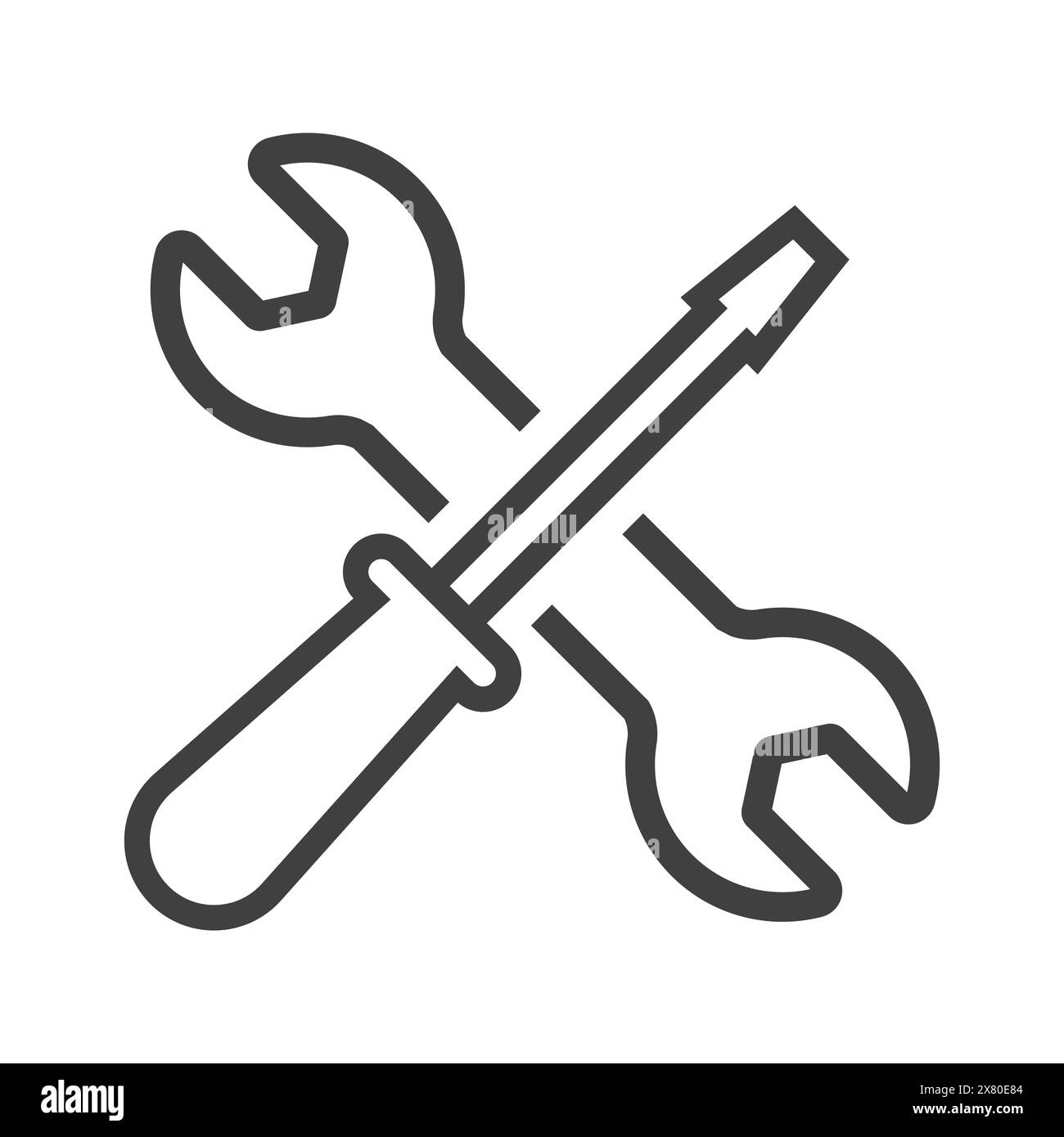 tools icon on white background Stock Vector Image & Art - Alamy