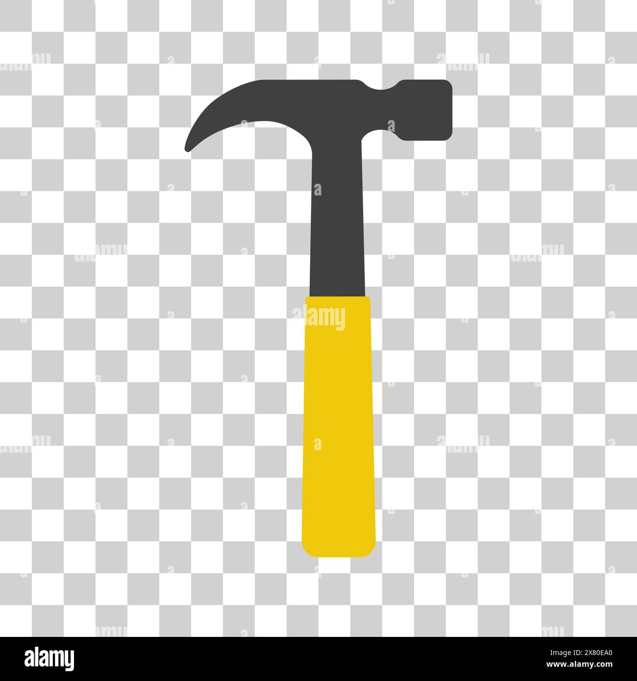 hammer icon on white background Stock Vector Image & Art - Alamy