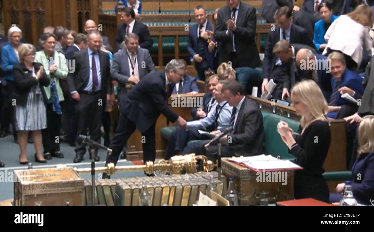 Craig Mackinlay, Conservative MP for South Thanet, shakes hands with ...