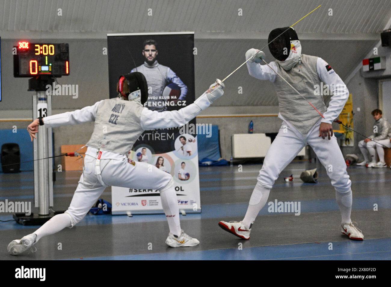 Prague, Czech Republic. 22nd May, 2024. Meeting with the fencing team ...