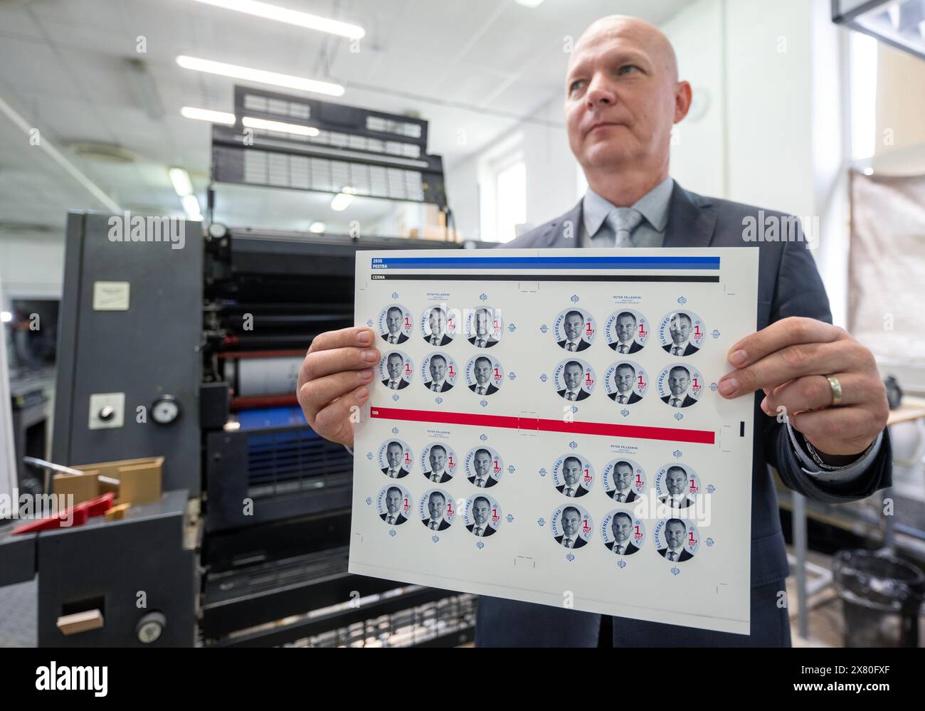Hradistko, Czech Republic. 22nd May, 2024. Postage stamps with new ...