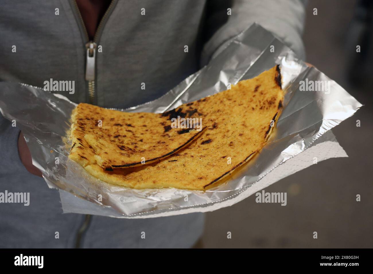 Socca, a traditional dish from the south of France Stock Photo - Alamy