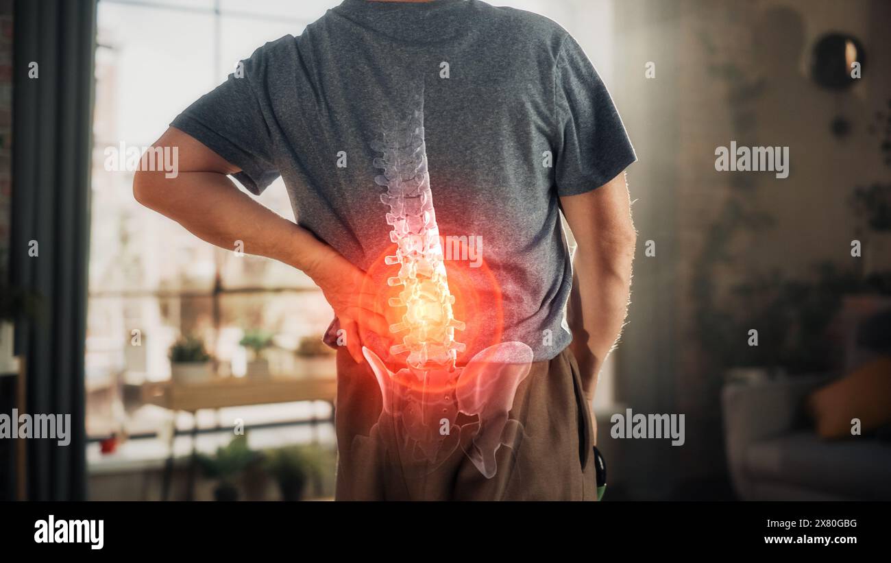 Virtual animation back pain hi-res stock photography and images - Alamy